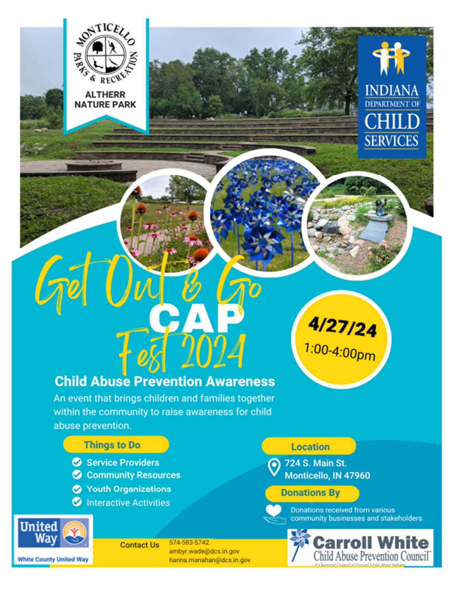 Carroll-White Counties - CAP Festival 2024 - Prevent Child Abuse Indiana