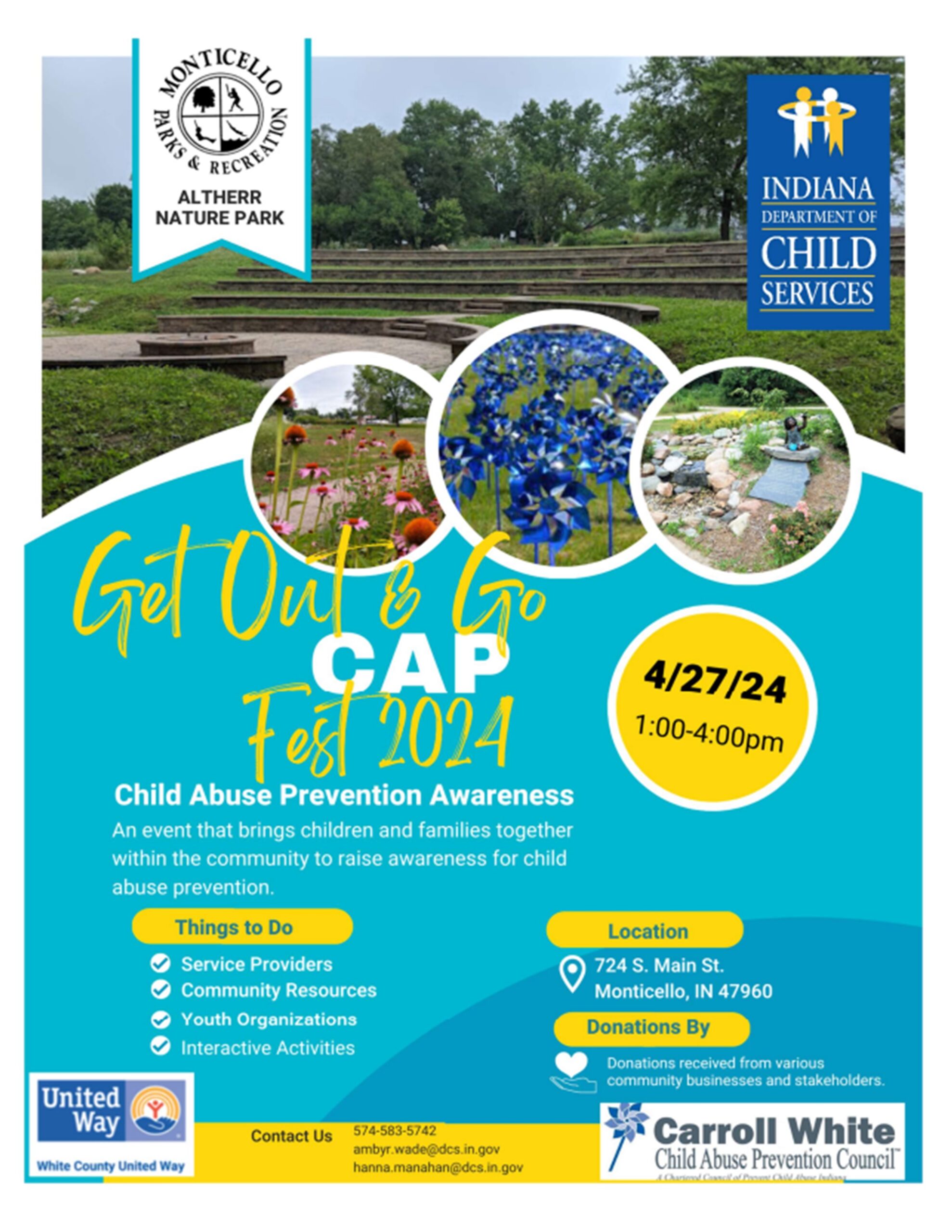 Carroll-White Counties - CAP Festival 2024 - Prevent Child Abuse Indiana