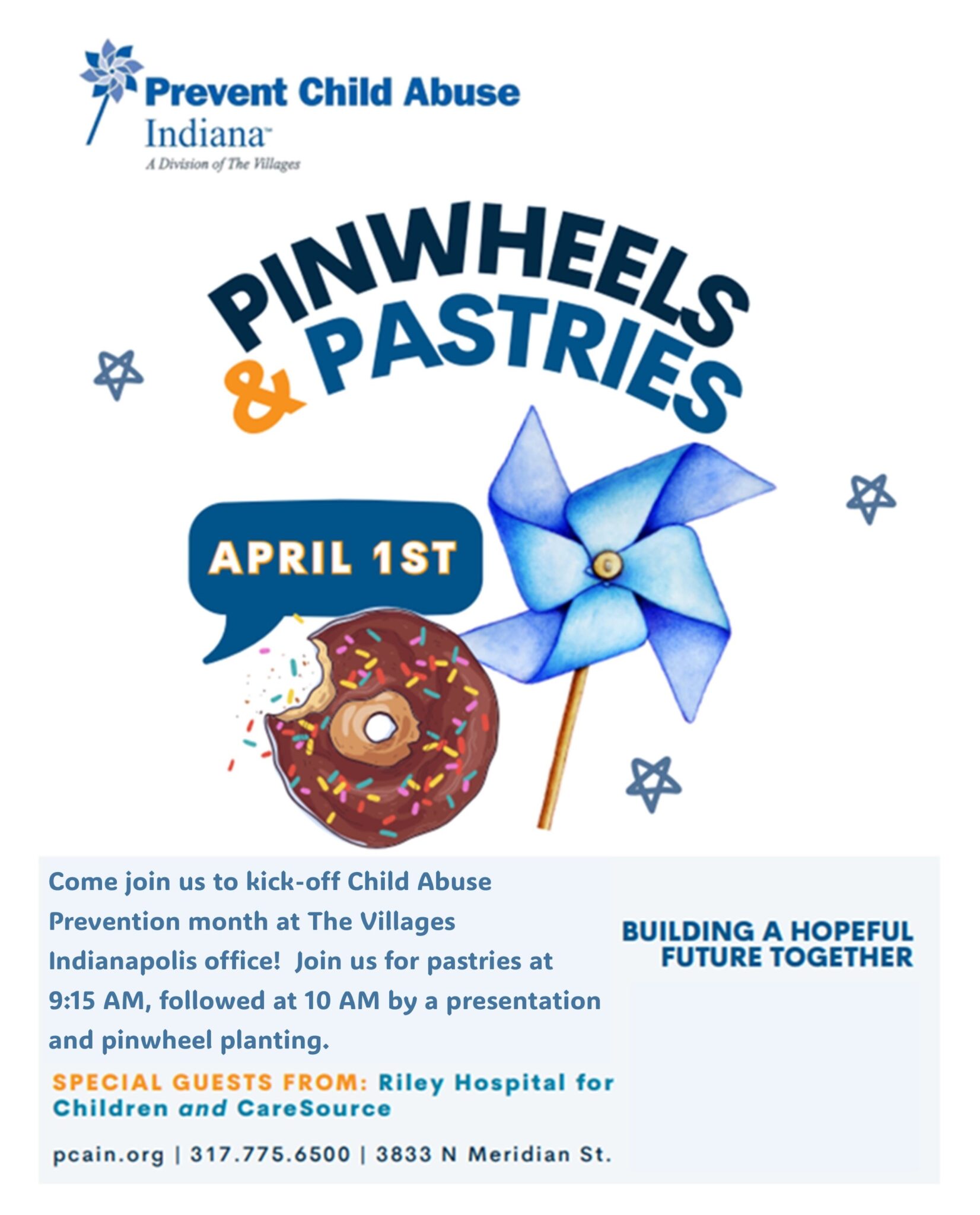 Pinwheels & Pastries - April Child Abuse Awareness Month Kickoff ...