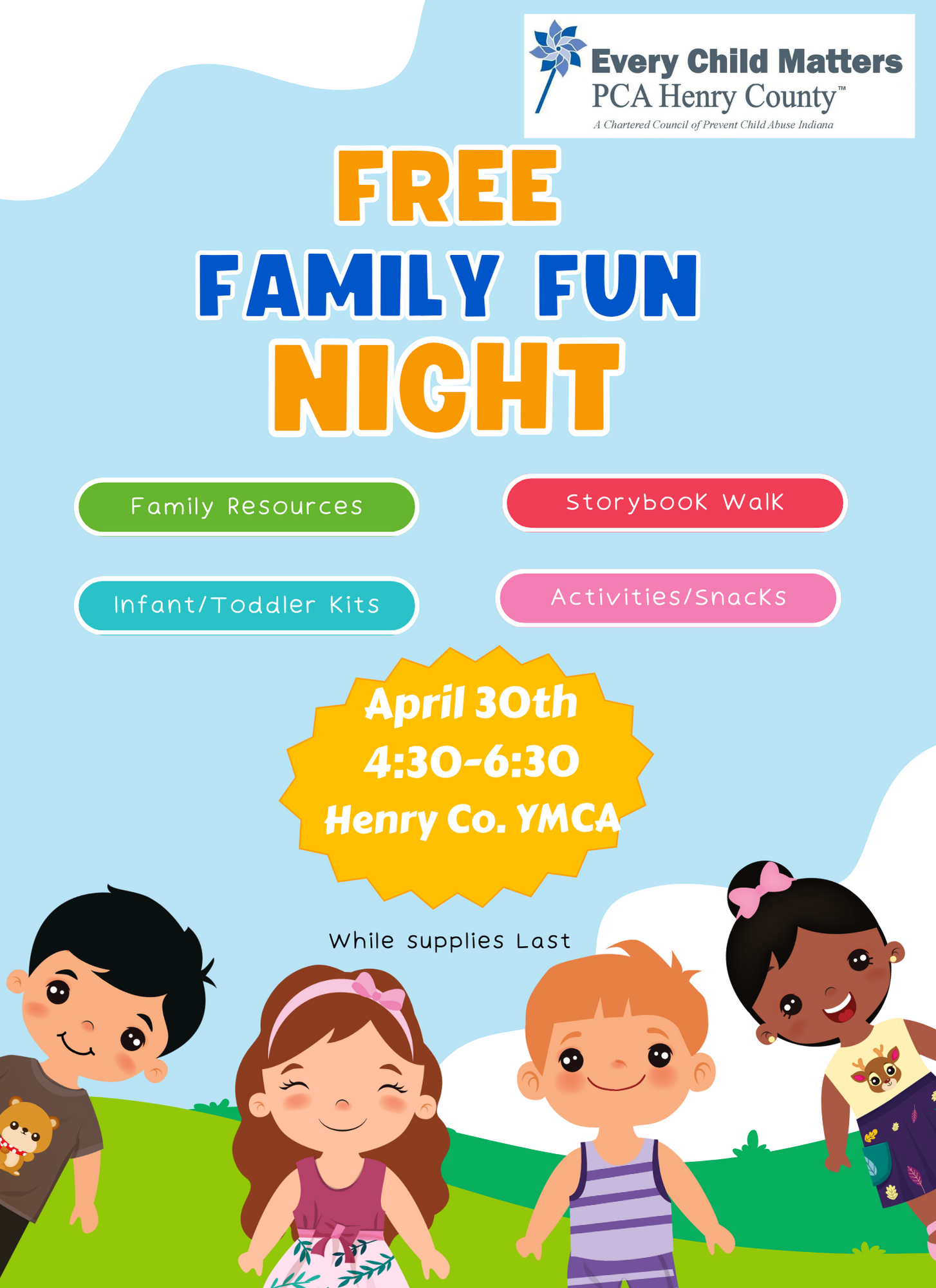 Henry County - Family Fun Night - Prevent Child Abuse Indiana